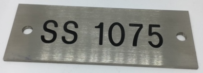 Stainless Steel Engraved Plates – C G Roeszler Engraving